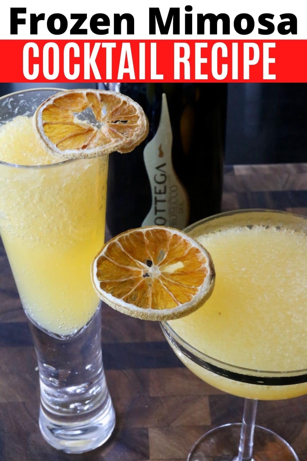 Frozen Mimosa Slushie Cocktail Recipe