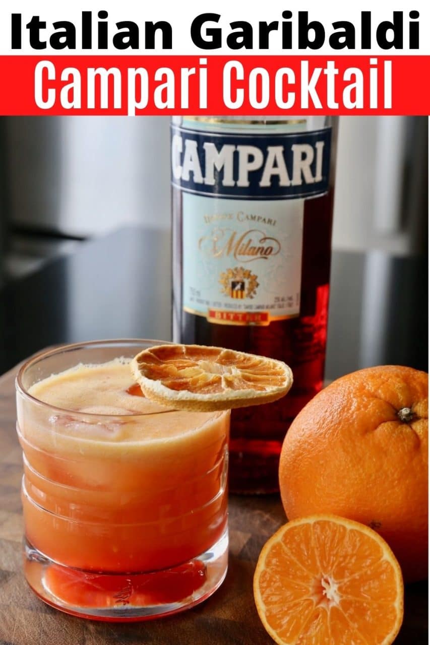 Garibaldi Cocktail Campari Orange Juice Drink Recipe | dobbernationLOVES