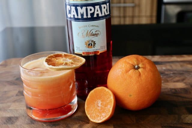 Garibaldi Cocktail Campari Orange Juice Drink Recipe | dobbernationLOVES