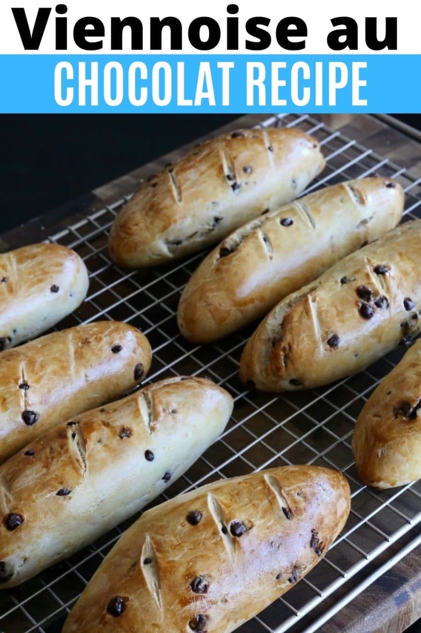 Viennoise au Chocolat Recipe (Vienna Bread with Chocolate ...