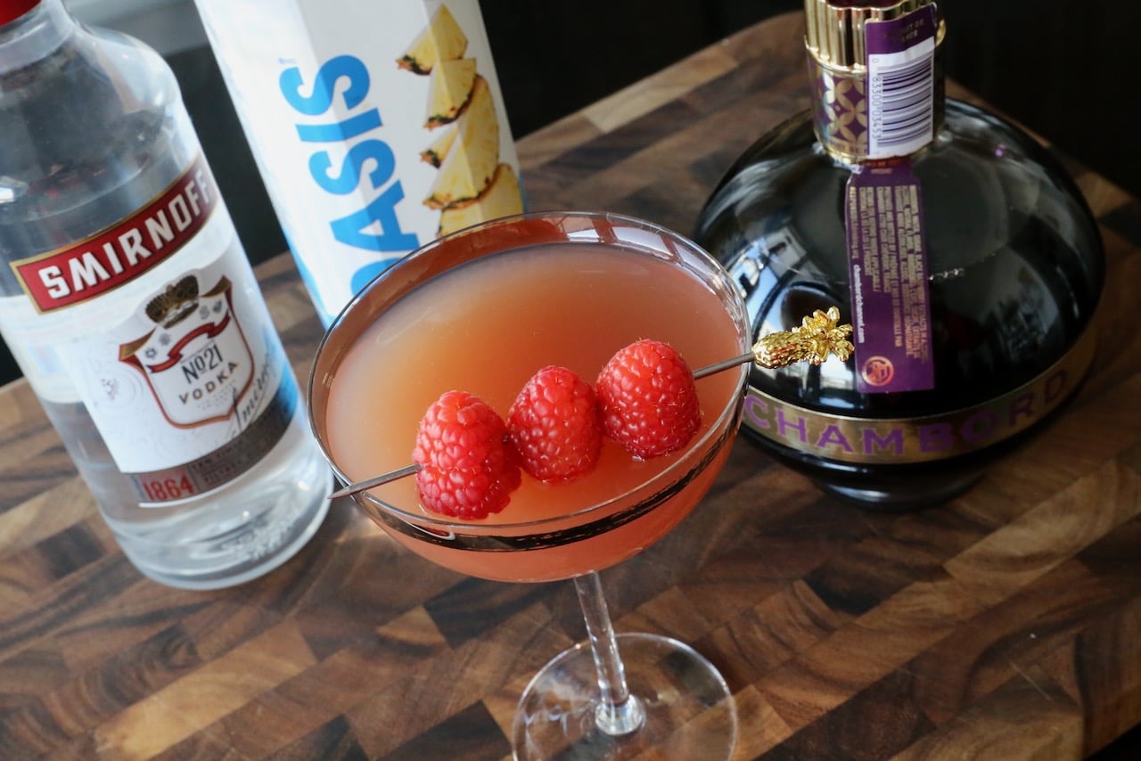 Chambord French Martini Cocktail Recipe