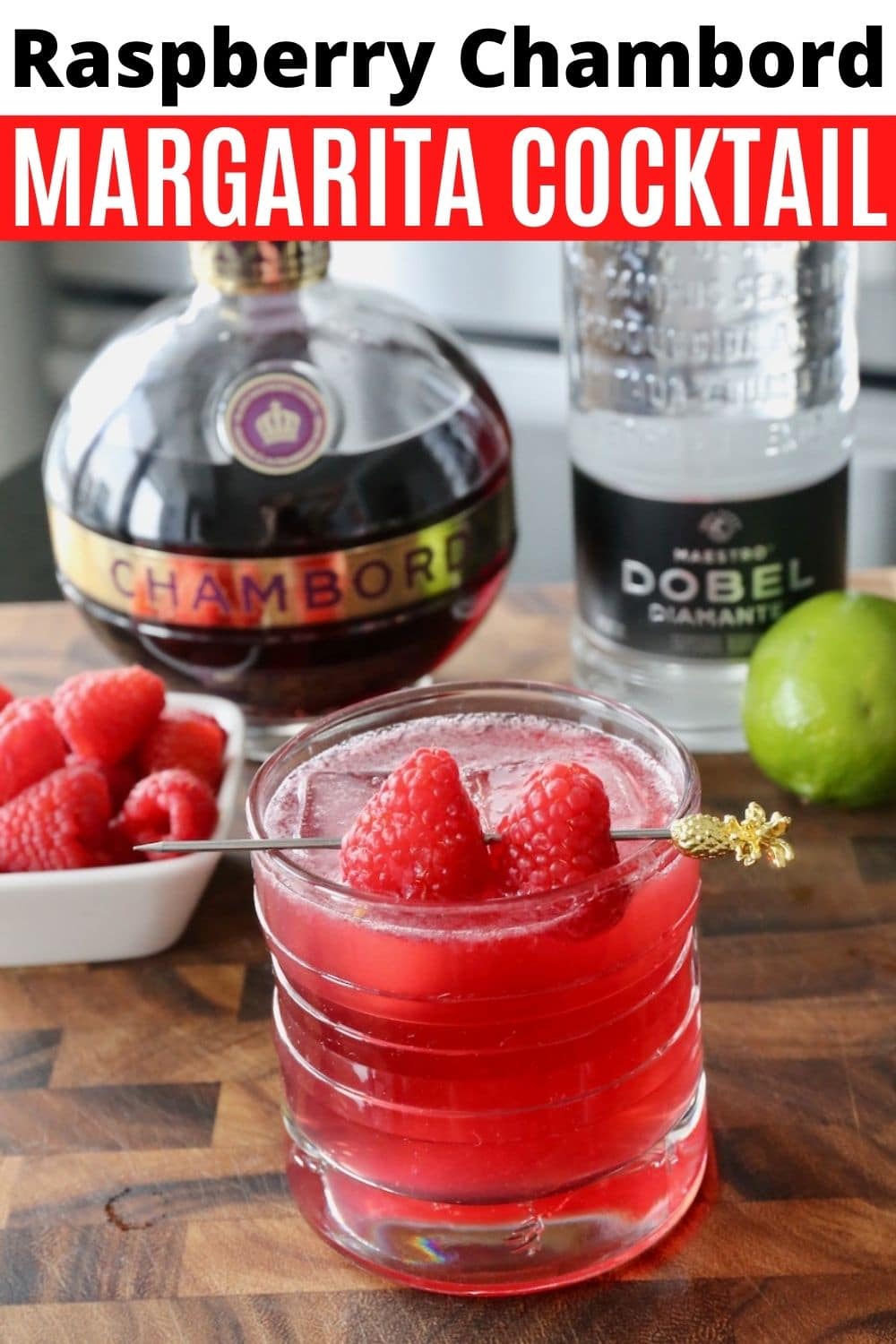 Raspberry Chambord Margarita Cocktail Recipe | dobbernationLOVES