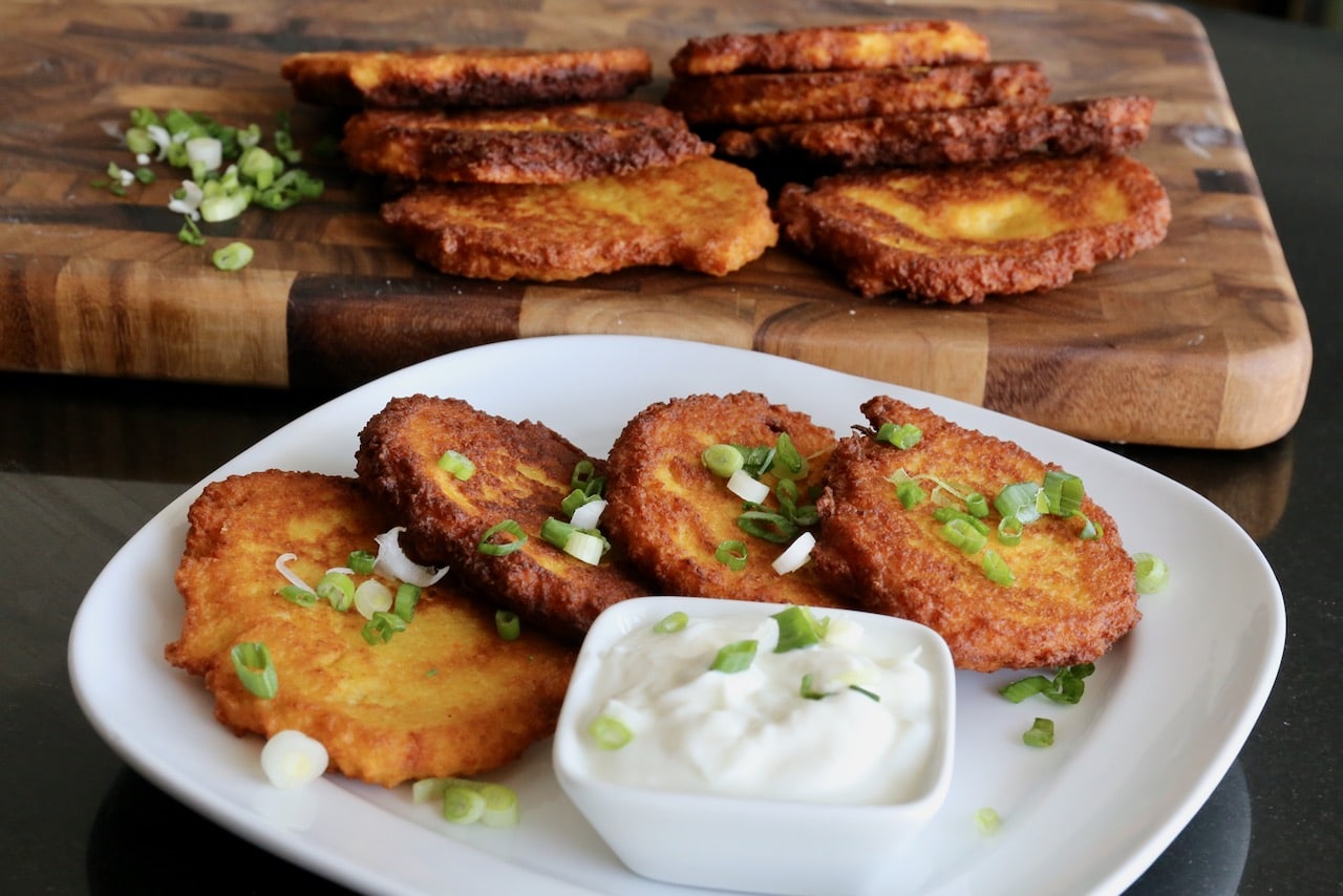 Ukrainian Potato Pancakes Deruni Draniki Deruny Recipe