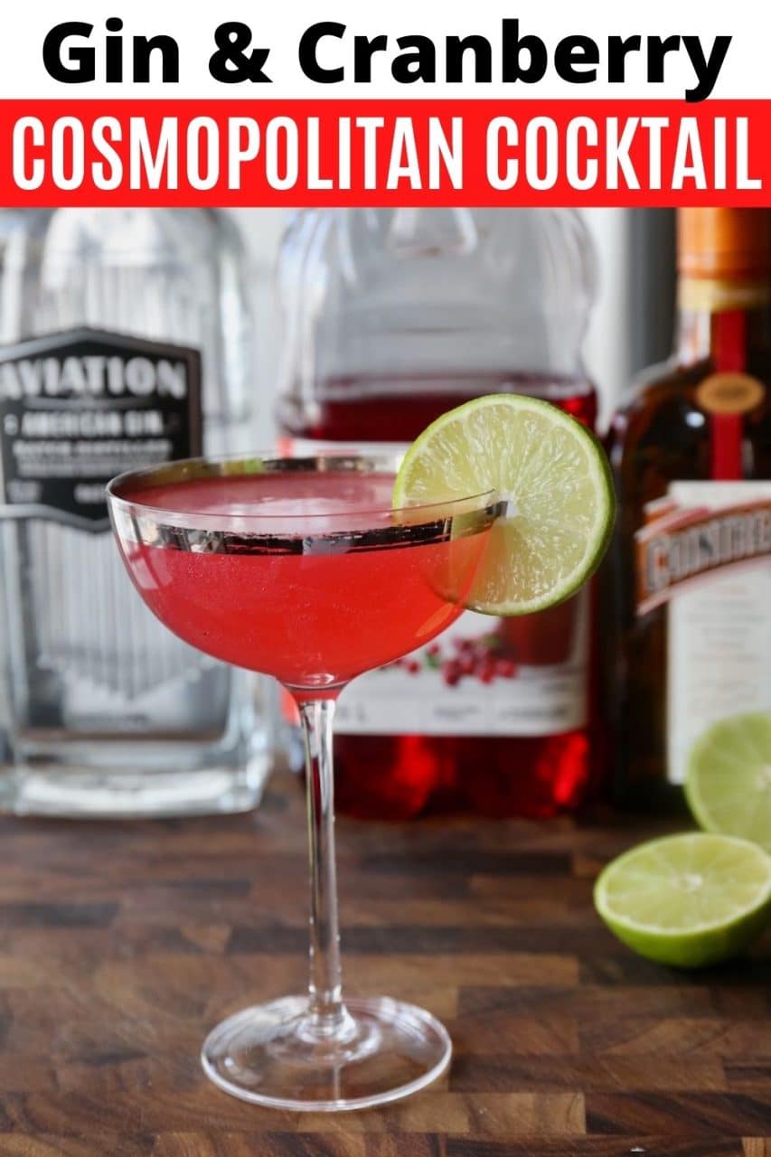 Gin "Cosmo" Cosmopolitan Cocktail Recipe