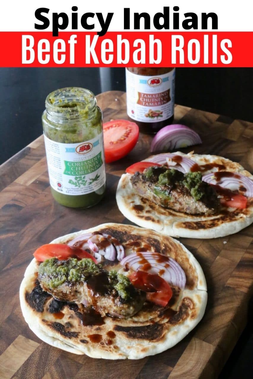 Spicy Indian Beef Kebab Rolls Recipe | dobbernationLOVES