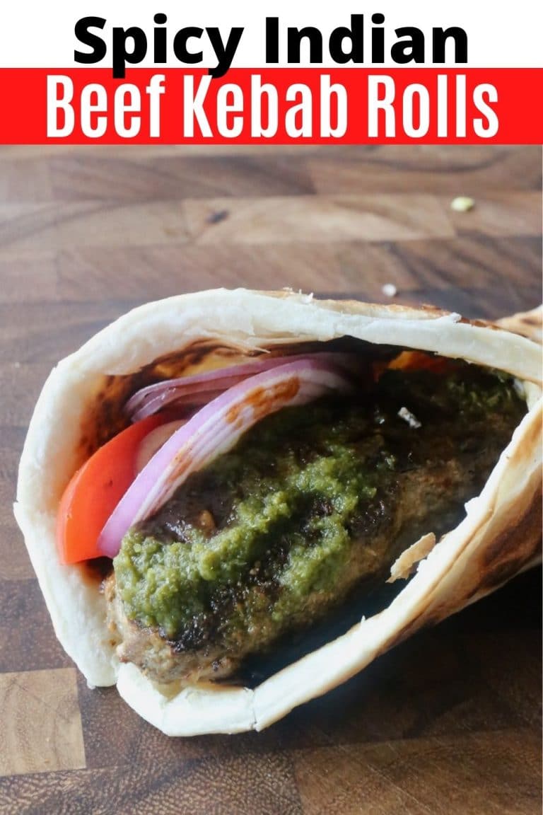 Spicy Indian Beef Kebab Rolls Recipe | dobbernationLOVES