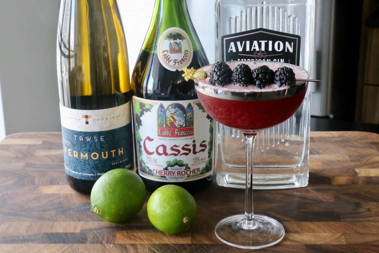 French Blackcurrant Creme de Cassis Cocktail Recipe | dobbernationLOVES