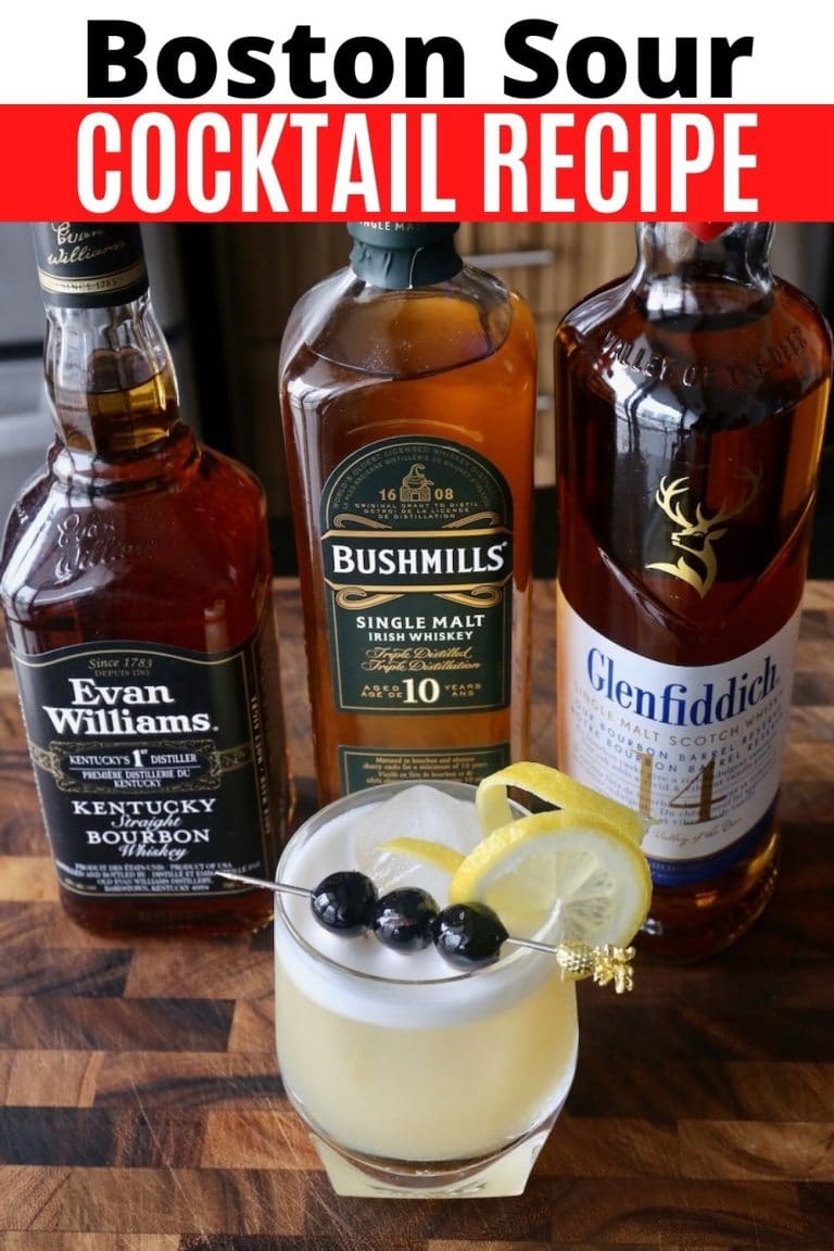 Classic Boston Sour Cocktail Recipe | dobbernationLOVES