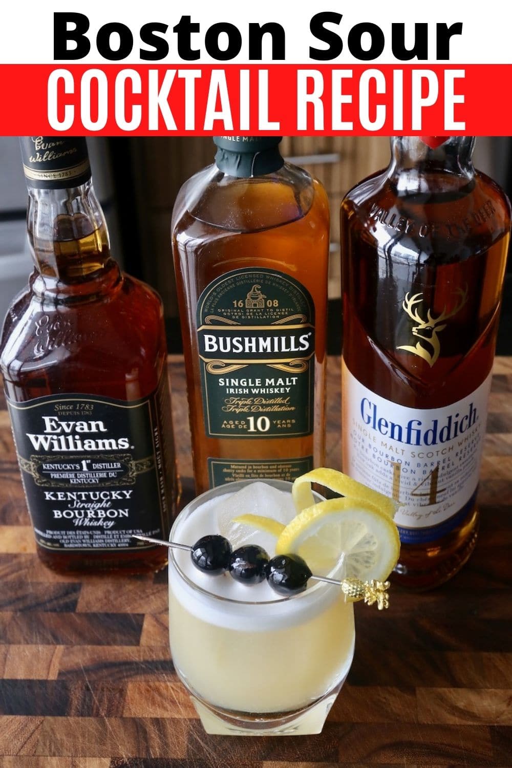 Classic Boston Sour Cocktail Recipe | dobbernationLOVES