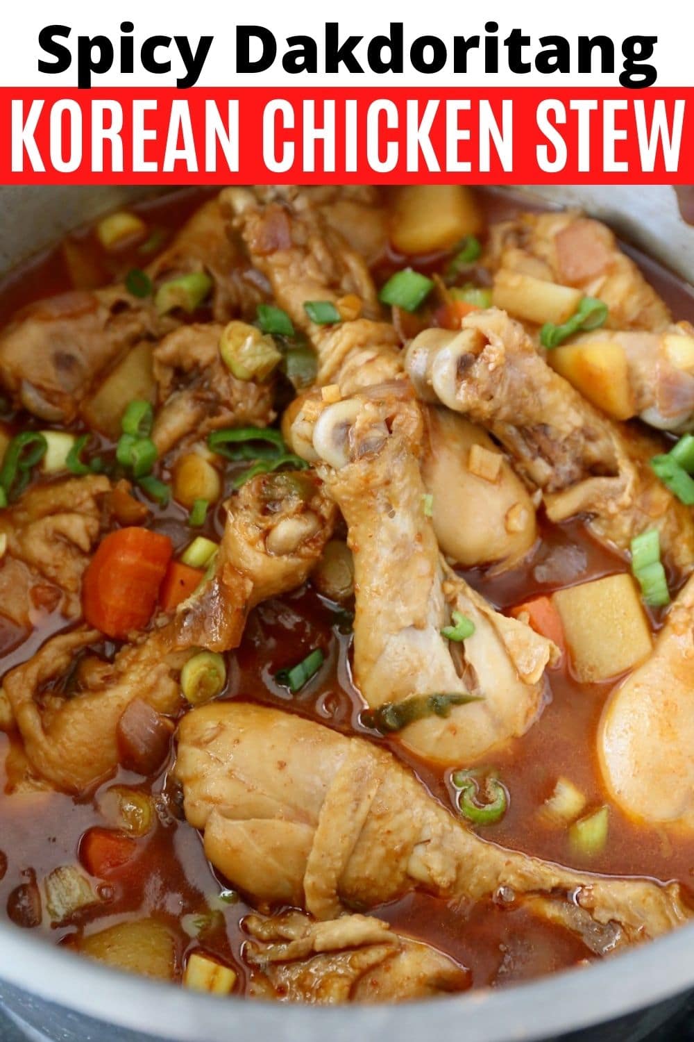 Dakdoritang Spicy Korean Chicken Stew Recipe | dobbernationLOVES