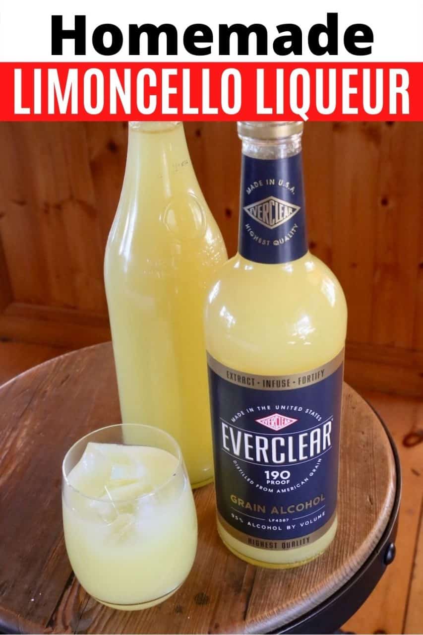 Amalfi Limoncello Homemade Everclear Lemon Liqueur Recipe | dobbernationLOVES