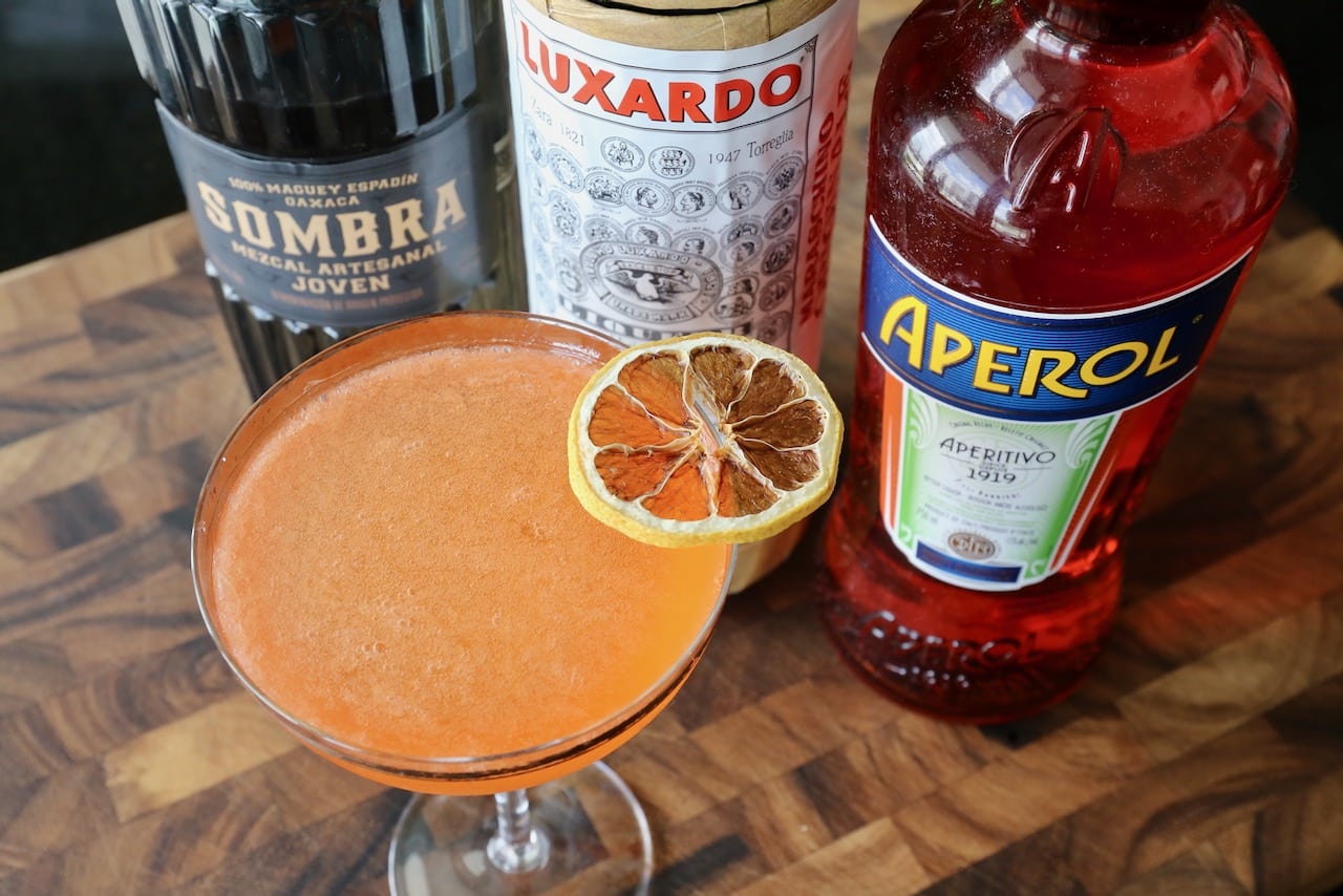 Division Bell Mezcal Aperol Cocktail Recipe | dobbernationLOVES