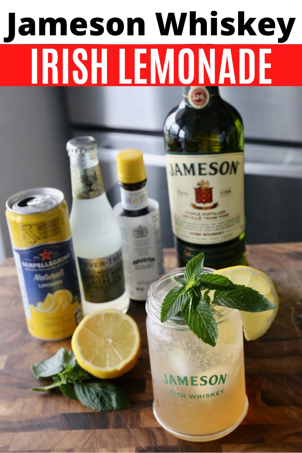 Jameson Whiskey Irish Lemonade Cocktail Recipe | dobbernationLOVES