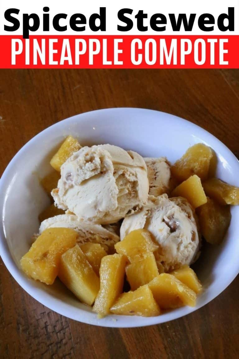 Spiced Poached & Stewed Pineapple Compote Recipe