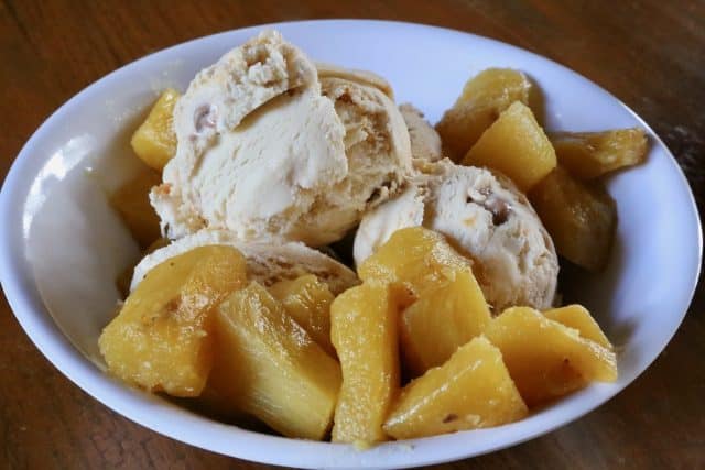 Spiced Poached & Stewed Pineapple Compote Recipe