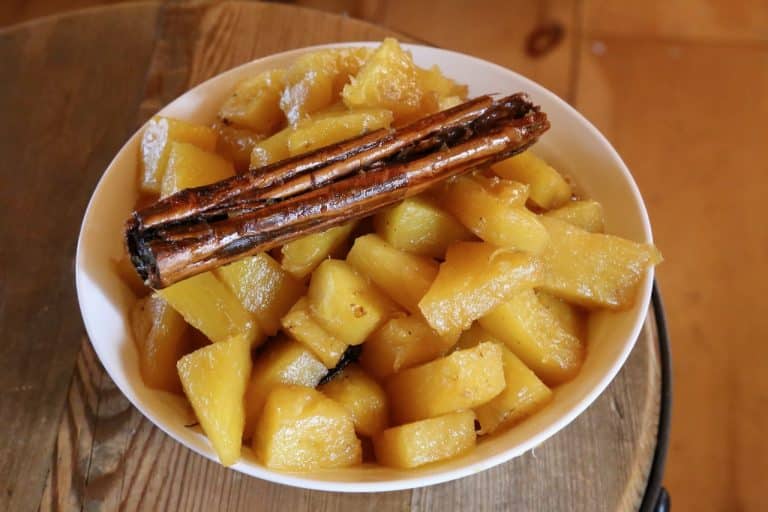 Spiced Poached & Stewed Pineapple Compote Recipe