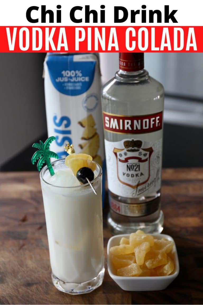 Chi Chi Drink Pina Colada with Vodka Cocktail Recipe | dobbernationLOVES
