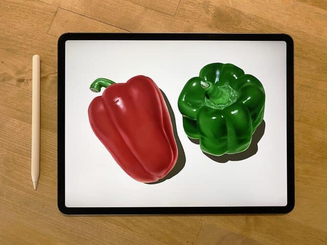 How To Draw a Capsicum Step by Step Procreate Tutorial
