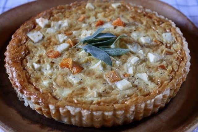 Roasted Pumpkin and Feta Quiche Recipe | dobbernationLOVES