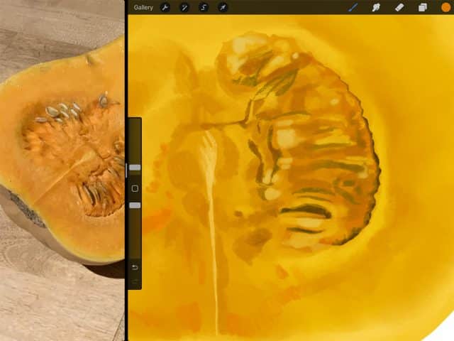 How To Draw Squash Step by Step Procreate Tutorial