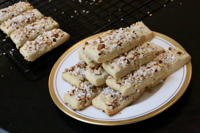 Finska Pinnar Swedish Almond Shortbread Cookies Recipe | dobbernationLOVES