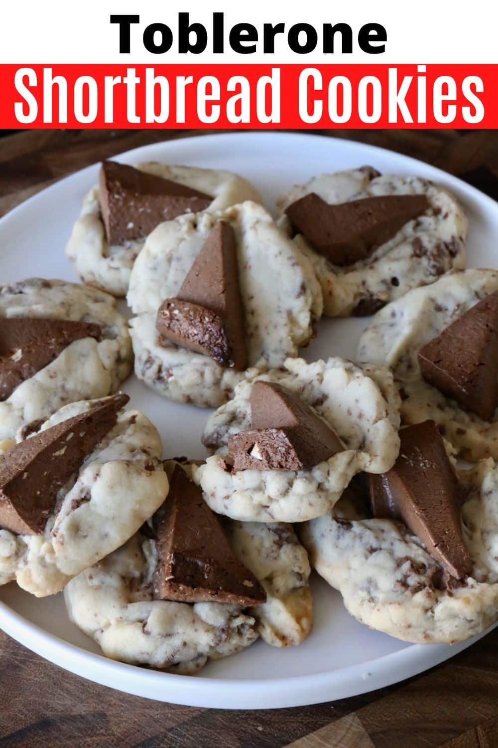Toblerone Shortbread Cookies Recipe | dobbernationLOVES
