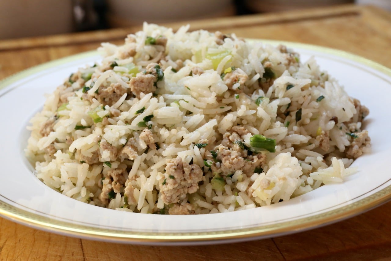 Louisiana Dirty Cajun Rice Dressing Recipe | dobbernationLOVES