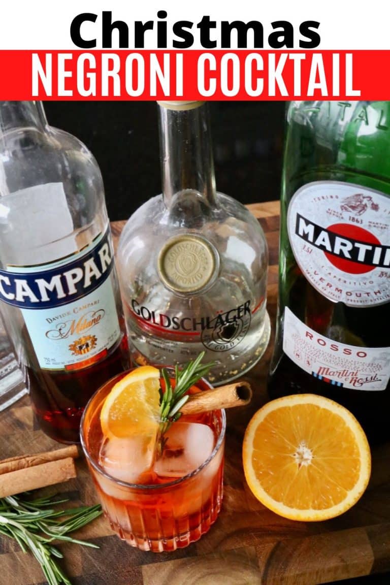 Christmas Negroni Cocktail Recipe | dobbernationLOVES