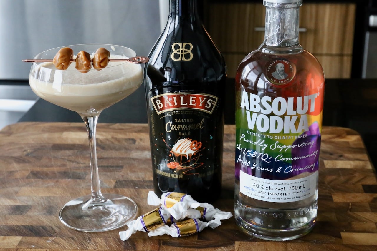 Salted Caramel Espresso Martini Cocktail Recipe | dobbernationLOVES