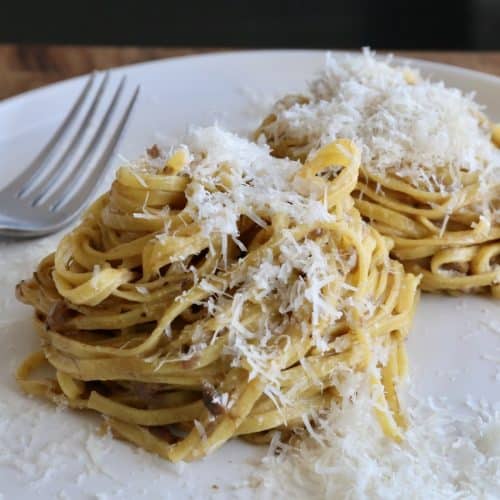 Tajarin Pasta with Porcini Truffle Butter Sauce Recipe