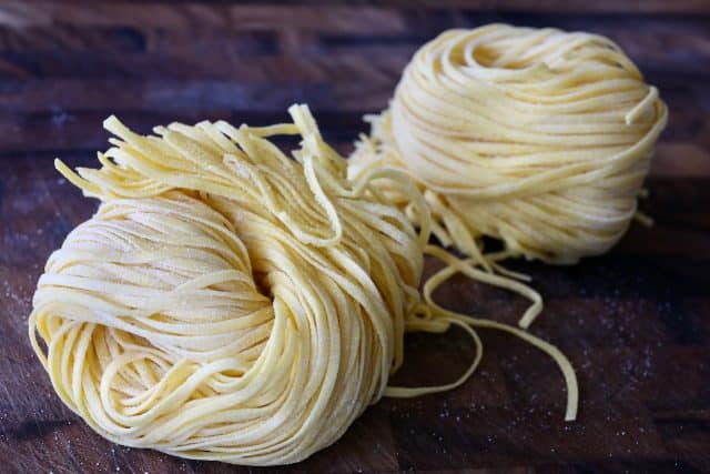 Tajarin Pasta with Porcini Truffle Butter Sauce Recipe