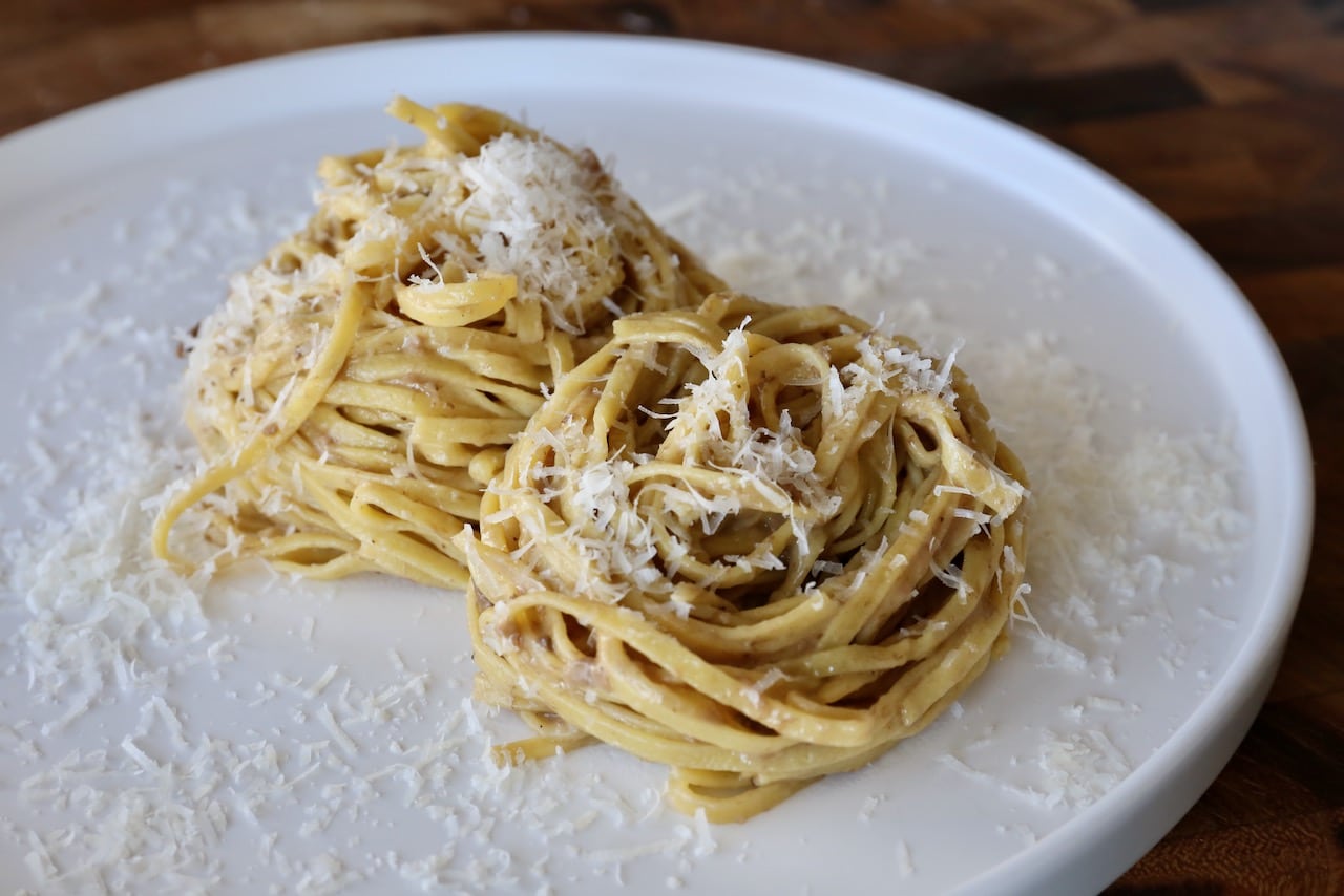 Tajarin Pasta with Porcini Truffle Butter Sauce Recipe