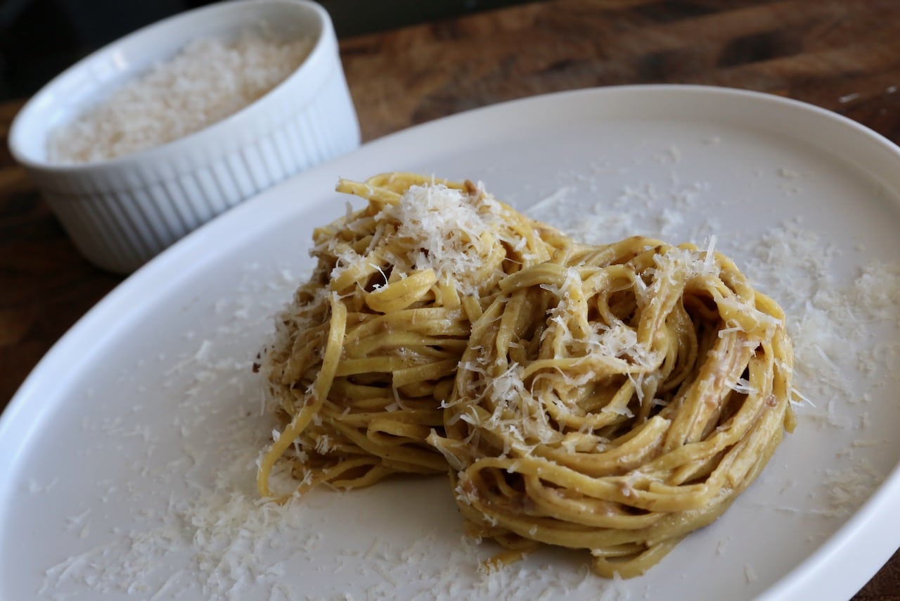 Tajarin Pasta with Porcini Truffle Butter Sauce Recipe