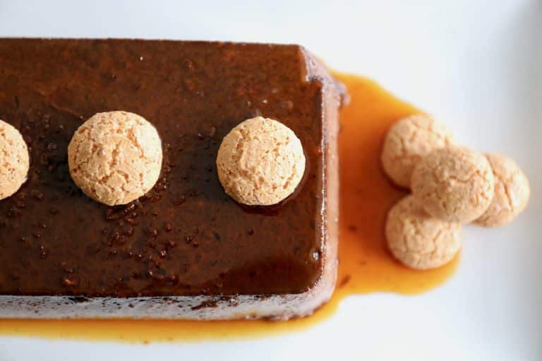 Bonet alla Piemontese "Bunet" Chocolate Amaretti Custard Flan ...