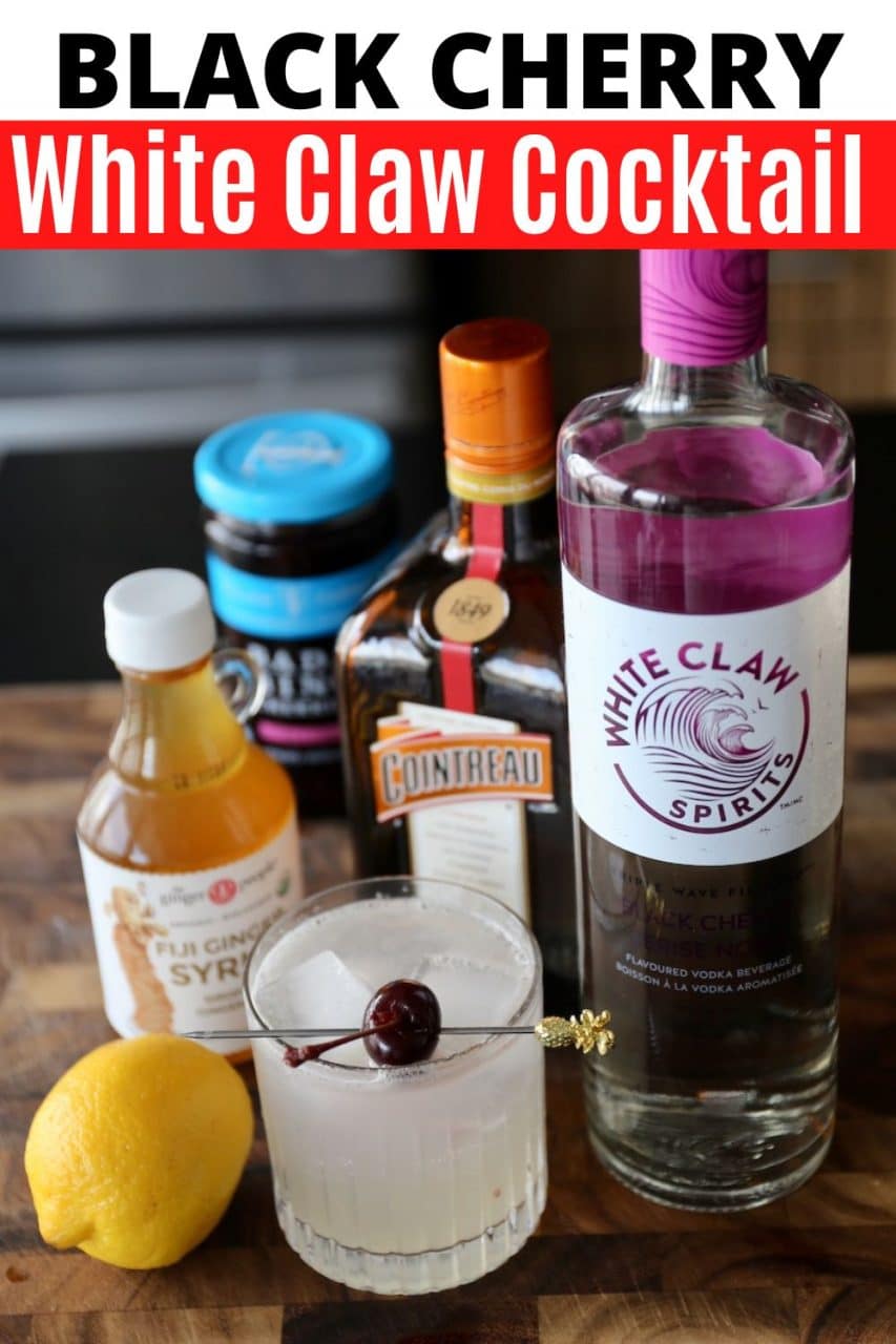 Black Cherry White Claw Vodka Cocktail Recipe