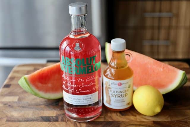 Absolut Watermelon Vodka Punch Cocktail Recipe