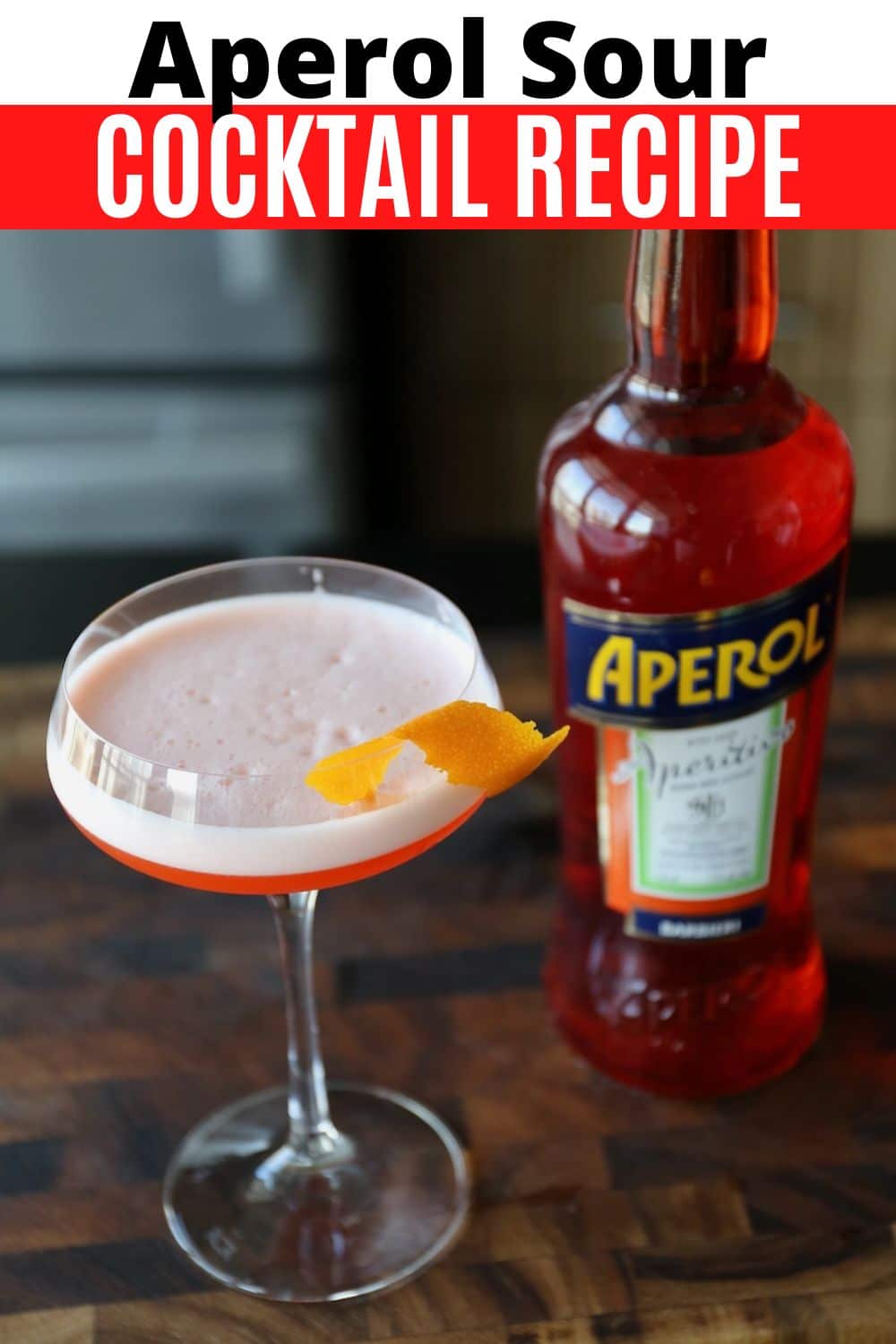 Aperol Sour Cocktail Recipe | dobbernationLOVES