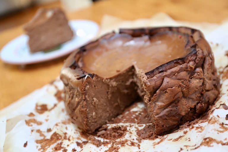 Burnt Chocolate Basque Cheesecake Recipe | dobbernationLOVES
