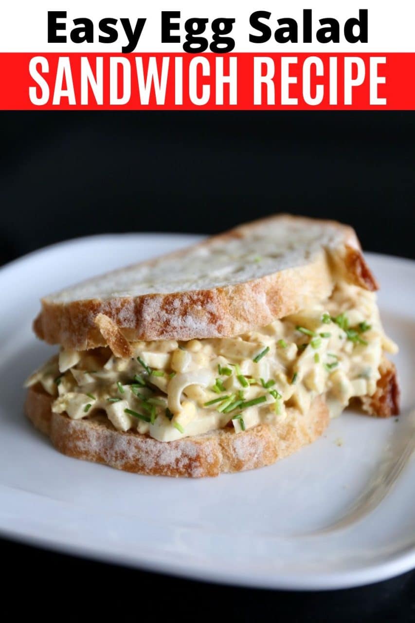 Easy Egg Salad Sandwich Recipe | dobbernationLOVES